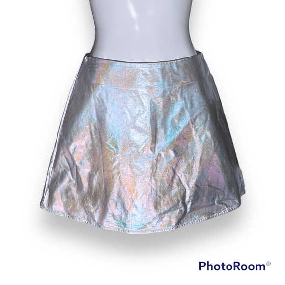 Gianni Bini | Skirts | Gianni Bini Holographic Mini Skirt | Poshmark